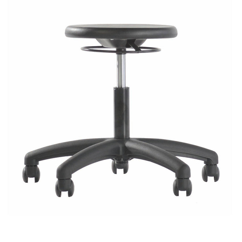 Laboratory Stool - Low - Polyurethane Seat - 009